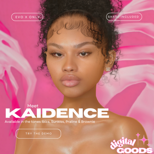 Second Life Marketplace - DG$- Kaidence Skin (Sunkiss)